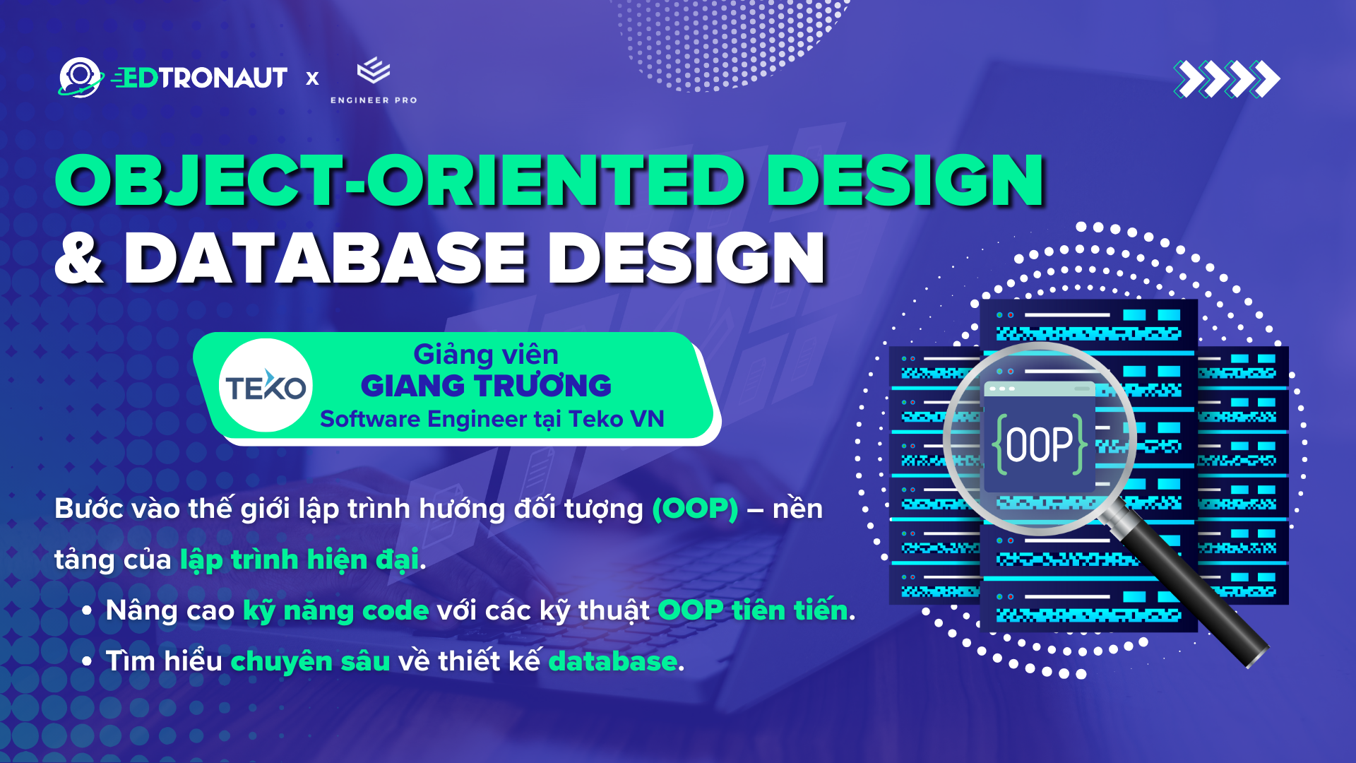 Object Oriented Design And Database Design Edtronaut 8848